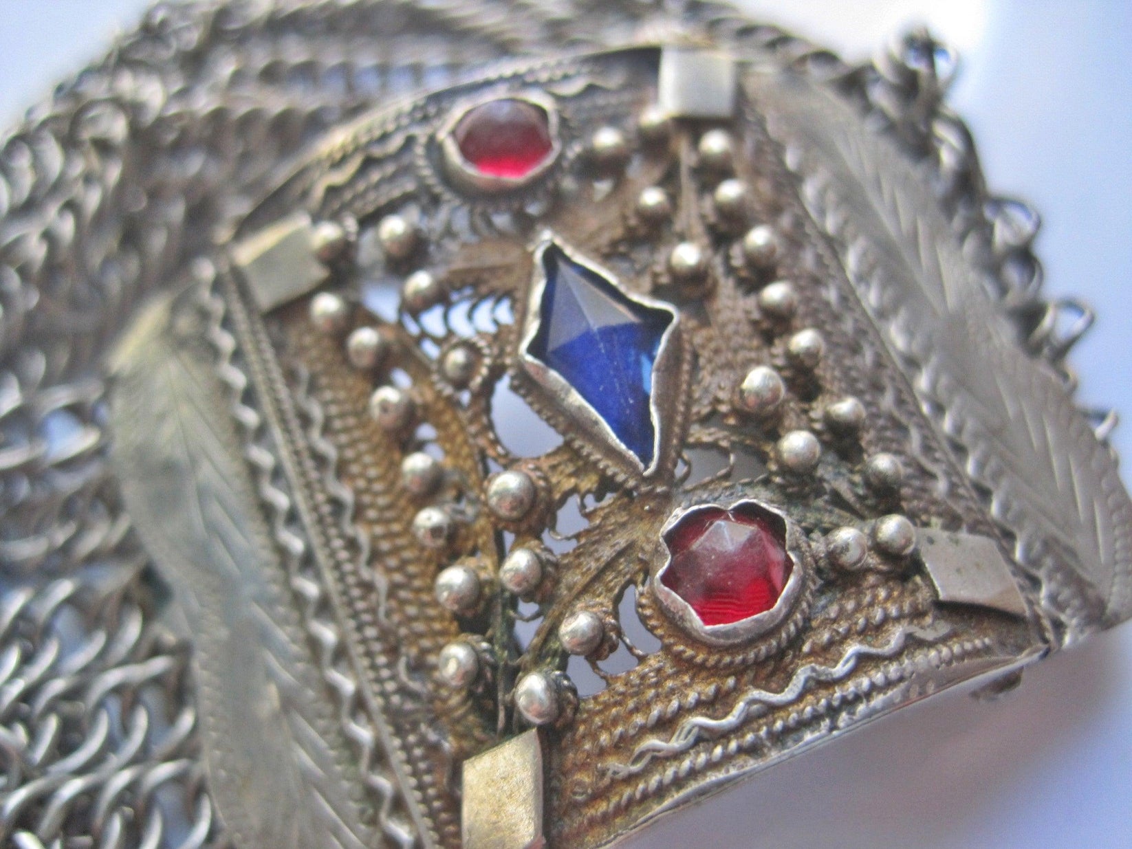 Antique Bosnian Silver Chain Bracelet Ottoman Era Balkan Jewelry – Anteeka