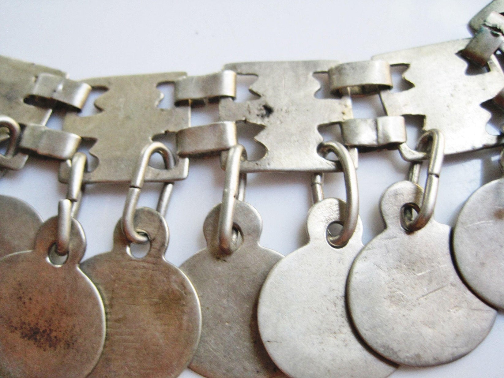 Antique Mapuche Silver Headband Converted into a Necklace – Anteeka