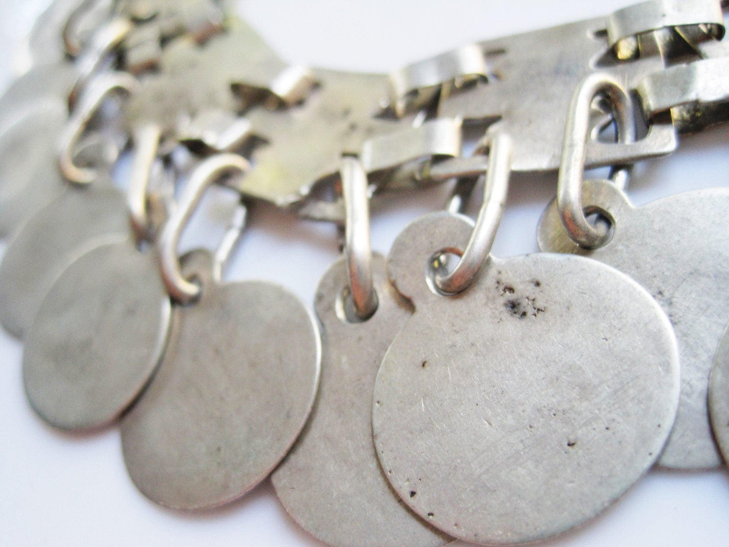 Antique Mapuche Silver Headband Converted into a Necklace – Anteeka