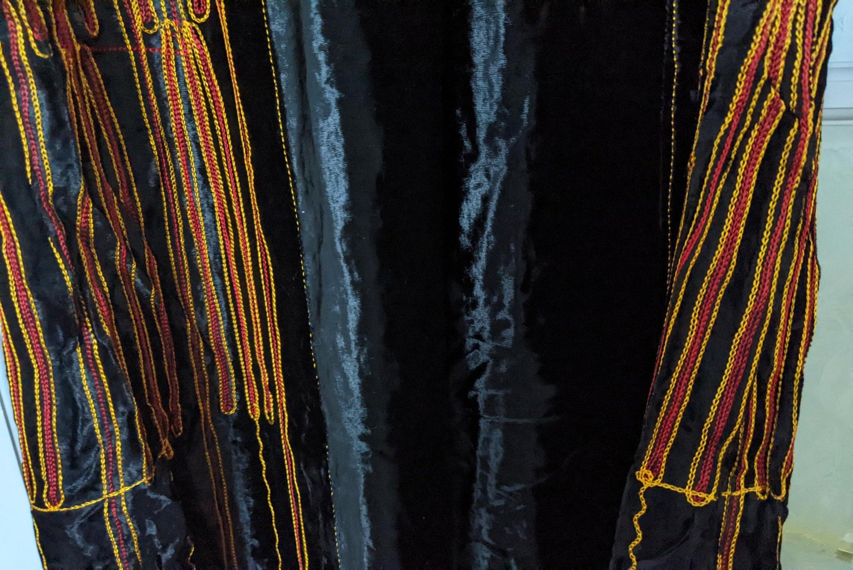 Vintage Saudi Arabian Embroidered Kaftan Maxi Dress – Anteeka