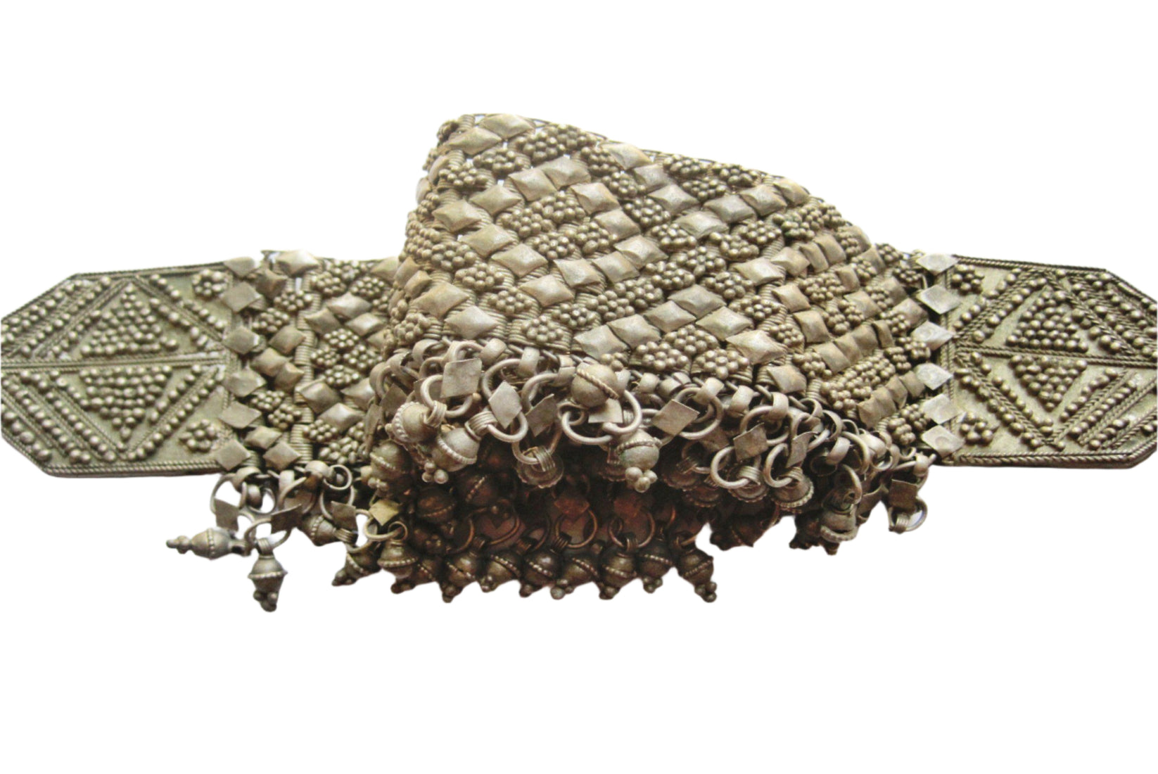 Vintage Yemeni Headdress, Intricate Head Band Made of Metal – Anteeka